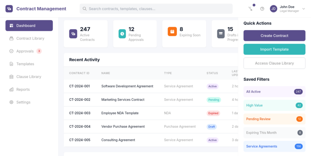HUMWORKS Contract Management | End-to-End Contract Control.